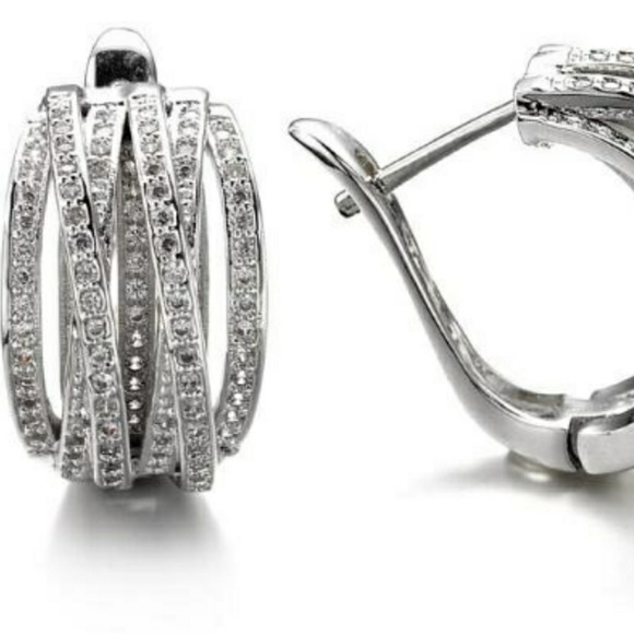 Jewelry | Silver Mini Stud Hoops | Poshmark